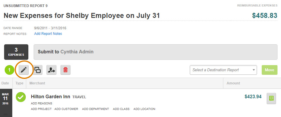 Creating and Submitting Expense Reports – Tallie